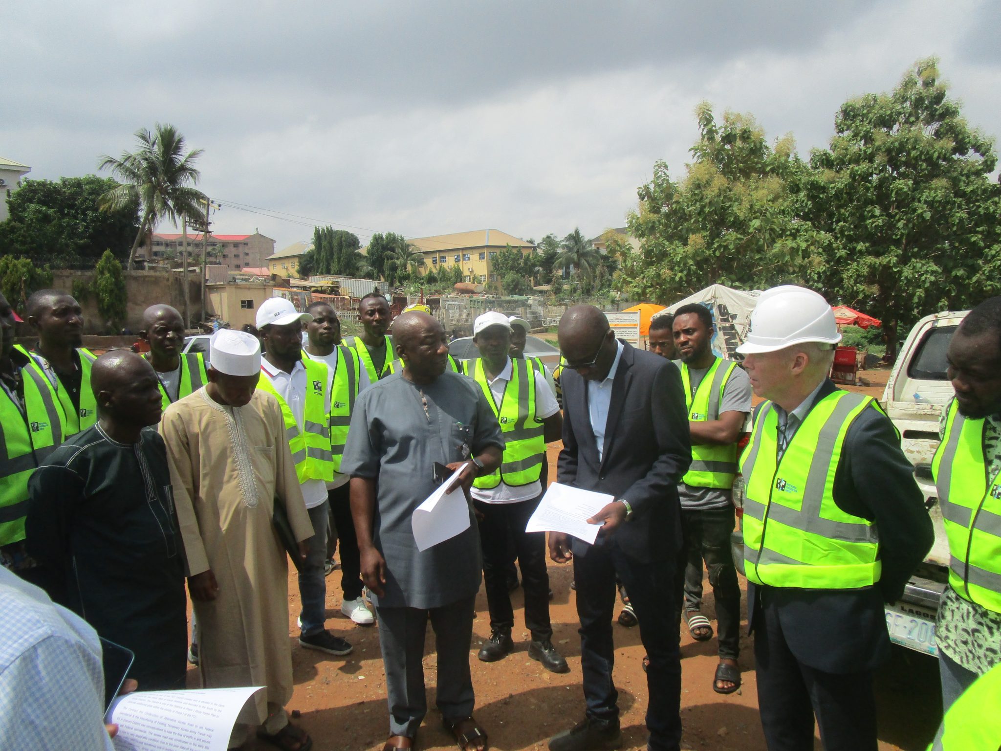 site handover and inspection of this Area 1 Road – Inter Global Technologies Ltd